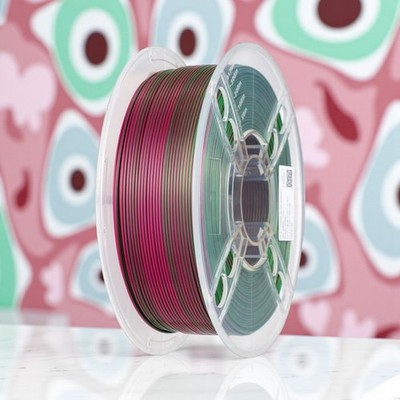 3D Printer Filament 1.75 mm Silk PLA Filament Dual Colour Rose Pink ...