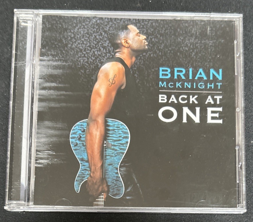 *Empty* Brian McKnight Back At One CD Case w Paper Art Insert Only ...