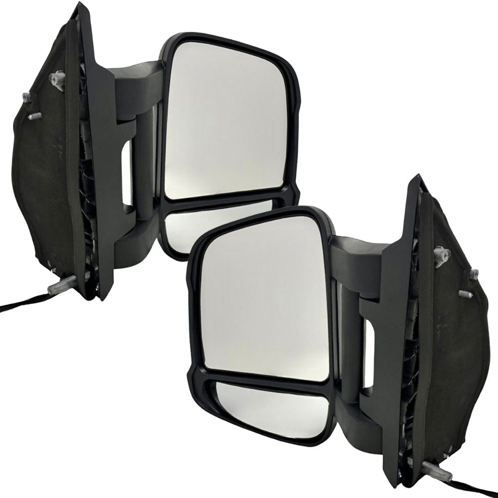 Pair Door Side View Long Arm Mirror For 14-24 Ram Promaster with Heated ...
