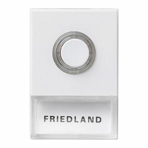 Wired Door Bell Push Button with Name Space Plate Lit White -Honeywell ...