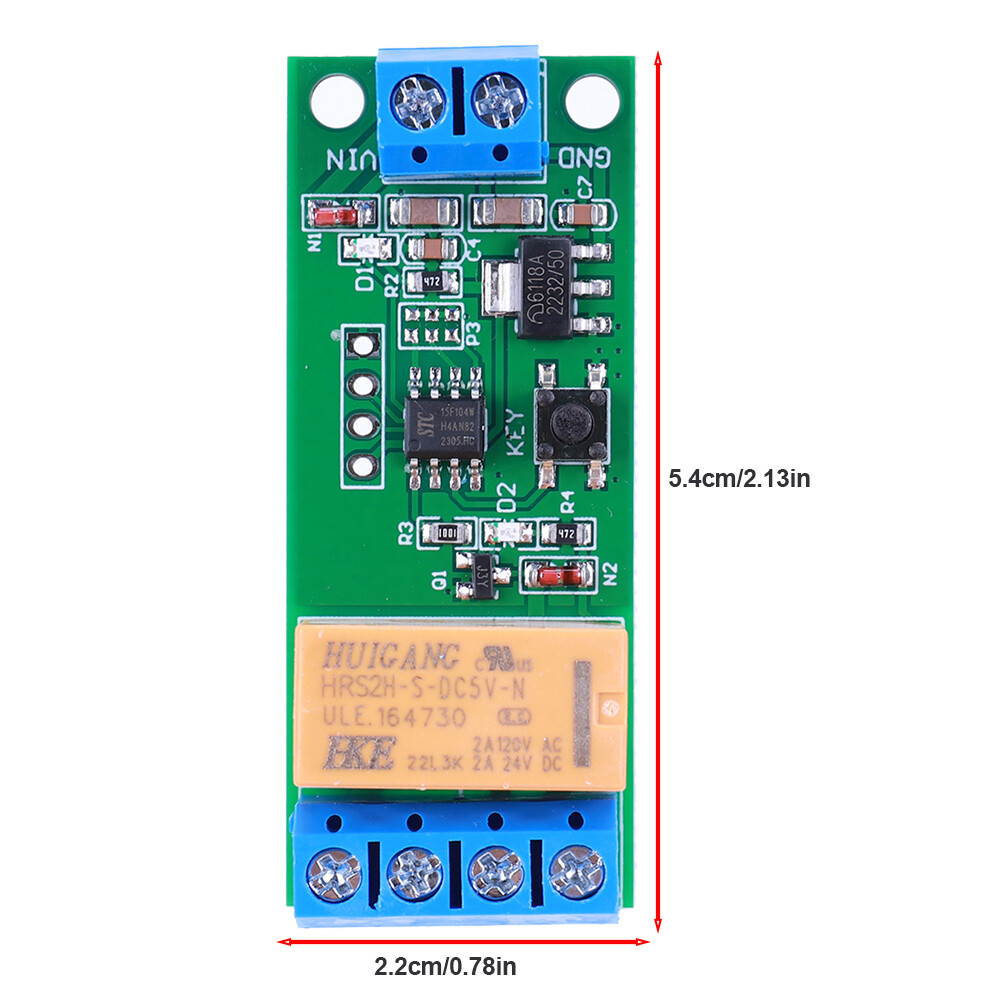 DC 5/6/9/12V Motor Reverse Polarity Module Time Adjustable Delay Relay ...