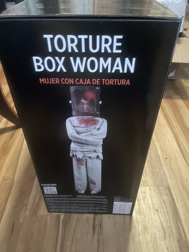 Party City Torture Box Woman BNIB Sold Out/discontinued Halloween Animatronic | eBay