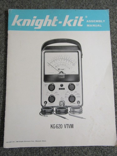 Knight Kit VTVM Manual ~ KG-620 ~ Original ~ Ham Radio | eBay