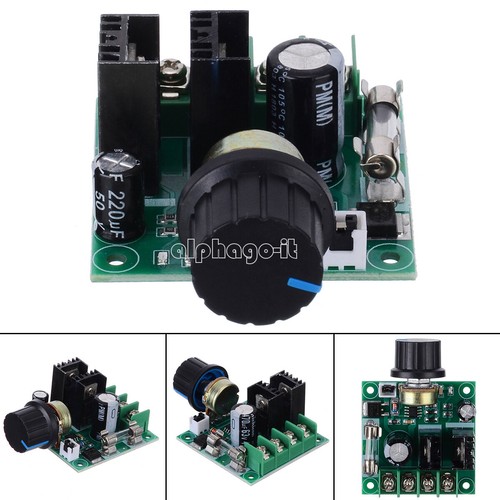9V~50V 10A PWM DC Motor Speed Control Switch Controller Volt Regulator ...
