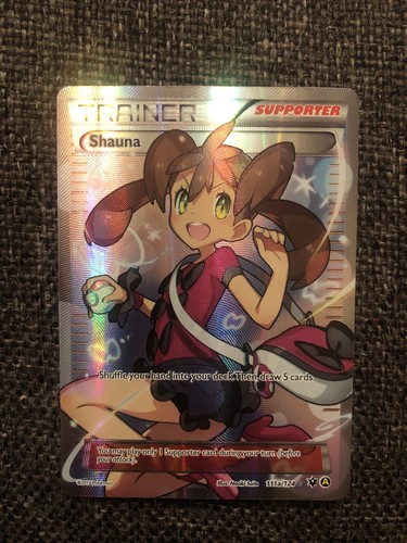 Full Art Shauna Alternate Art Promo 111a/124 Supporter Trainer Pokemon ...