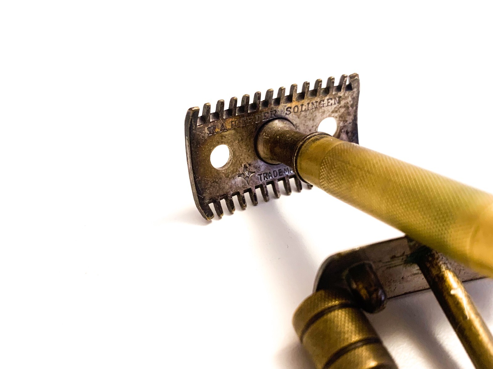 Antique Safety Razor - RICHARD ABR. HERDER SOLINGEN - 1900s German ...