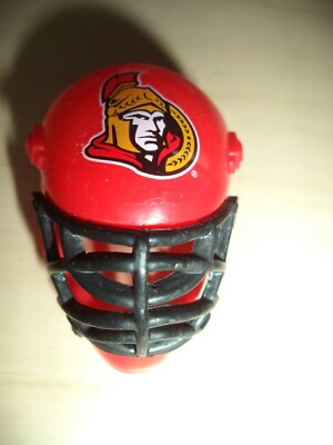 Ottawa Senators Hockey Goalie Mini Helmet Mask Franklin NHL 1.5" | eBay