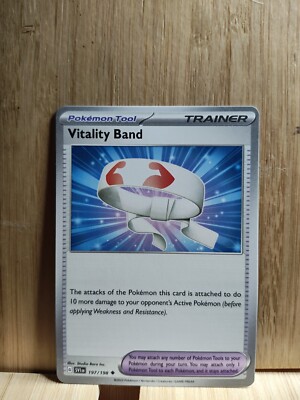 VITALITY BAND Trainer 🏆197/198 Scarlet & Violet (Genuine) Pokemon Card🏆 ...
