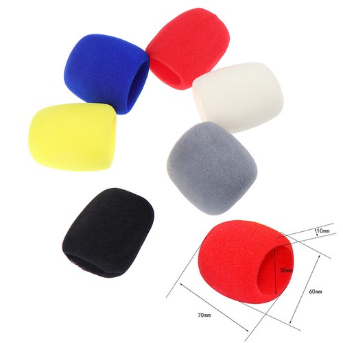 10Pc Microphone Sponge Foam Cover For Microphone Sponge Filter Wind ...
