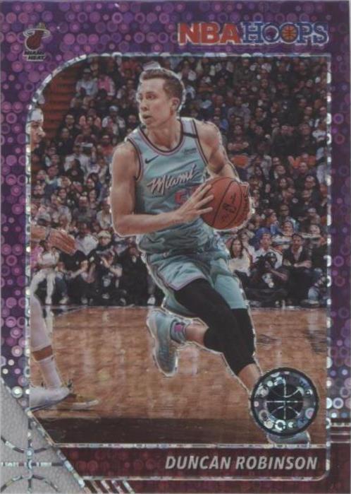 2019-20 Panini NBA Hoops Premium Stock - Duncan Robinson #262 Purple ...