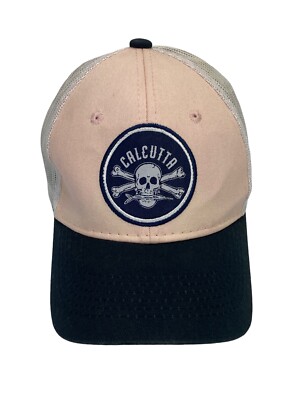 Authentic Calcutta Apparel Pink Hat Men's One Size Adjustable Skull ...