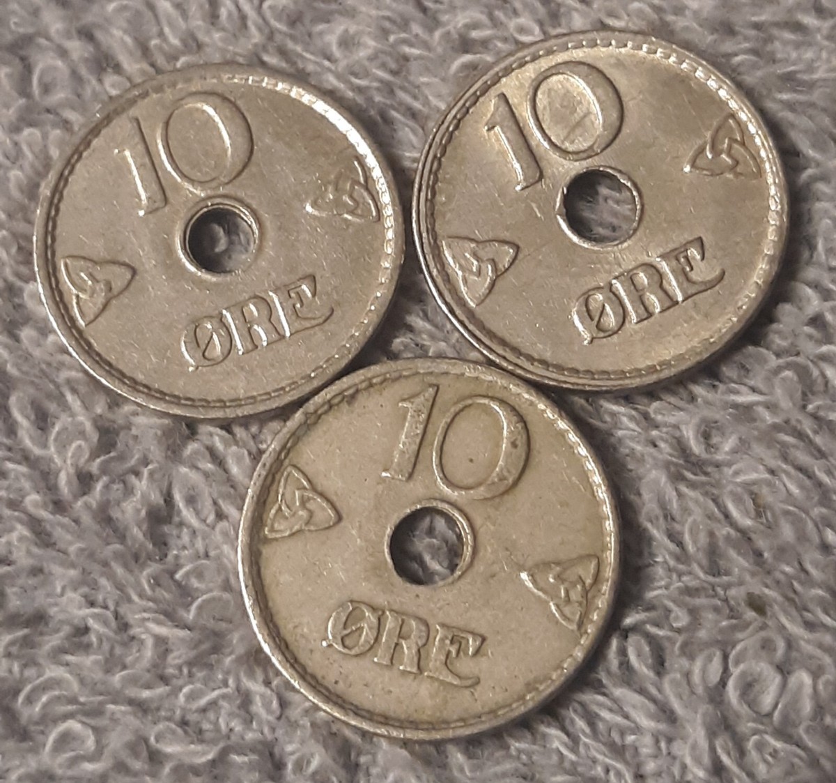 10 Norway Coins Norwegian Ore Kroner Scandinavian Old Coin Norway 10