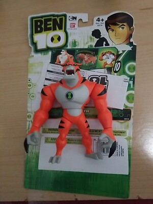 Ben 10 Rath 6" Action Figure Spinning Tiger Toy Cartoon Network Bandai ...