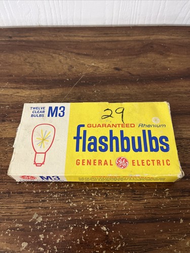 General Electric GE M3 Flashbulbs Clear Flash Bulbs Vintage Camera | eBay