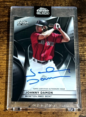 2025 Topps Chrome Black Johnny Damon Auto | eBay