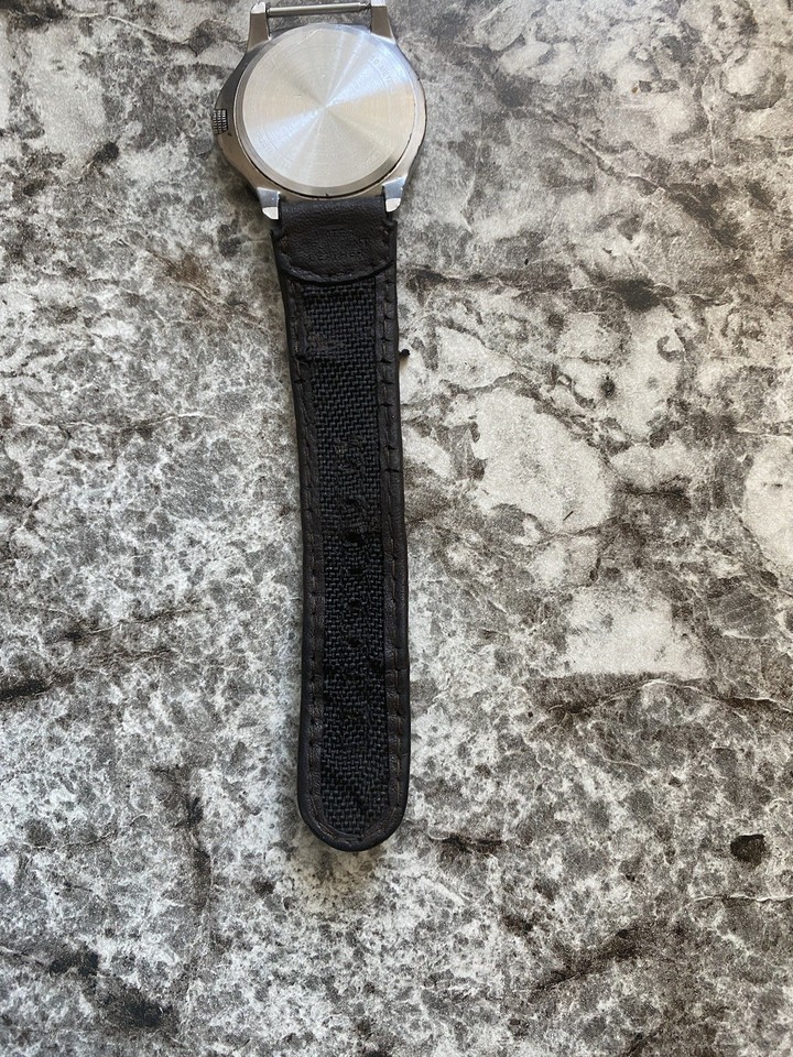 Timex T40091, Men's "Expedition" Leather/Nylon Watch, Indiglo, Date ...