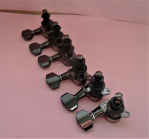 6 Ibanez GOTOH IN LINE MINI BUTTON Guitar Tuning Keys TUNERS Cosmo ...