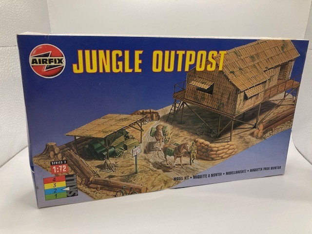 Airfix Jungle Outpost series 3 1:72 scale #03382 made in France ...