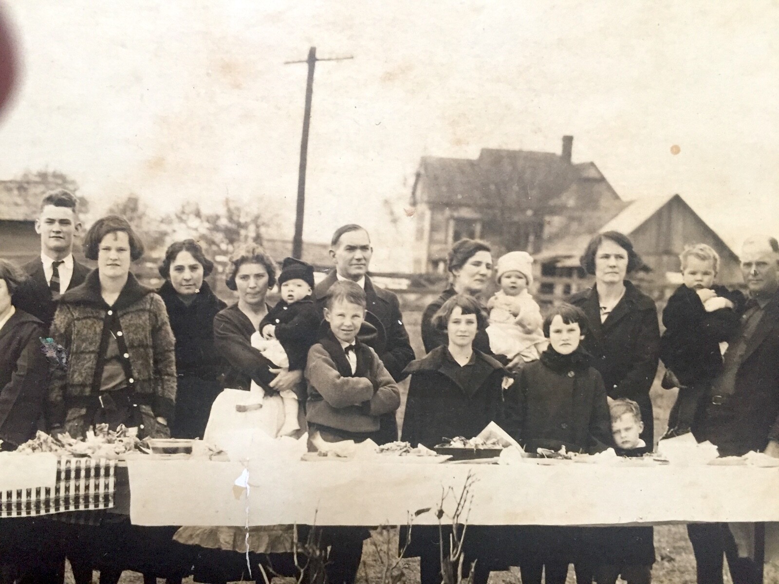 A. G. Gober LUKE McCLUNG Families JACKSONVILLE TEXAS 1921 Panorama 6.25 ...