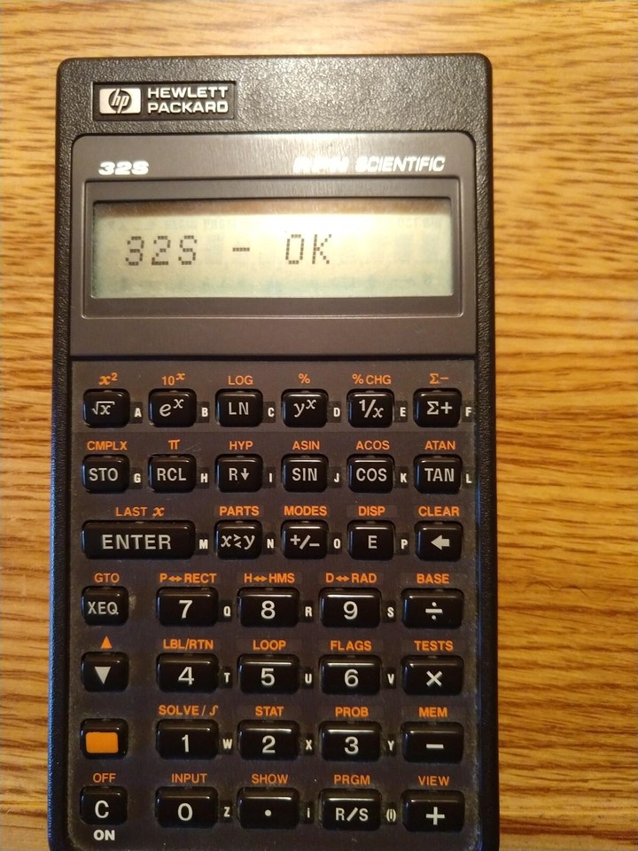 HP Hewlett-Packard 32S RPN Scientific Calculator With Manual | eBay