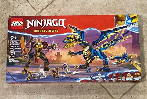 LEGO NINJAGO Elemental Dragon vs. The Empress Mech 71796 1038 pc New ...