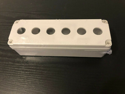6 Button Hole Electronic ABS Plastic Box Enclosure Project Case | eBay
