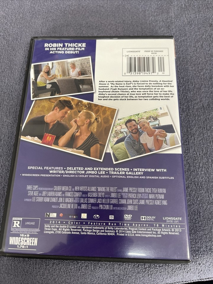 Making the Rules (Dvd,2014) - Previously Rented | eBay
