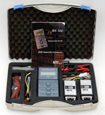 NTI A.S. MODEL RS300 RPM SIMULATOR BMS DIAGNOSTIC TEST INSTRUMENT ...