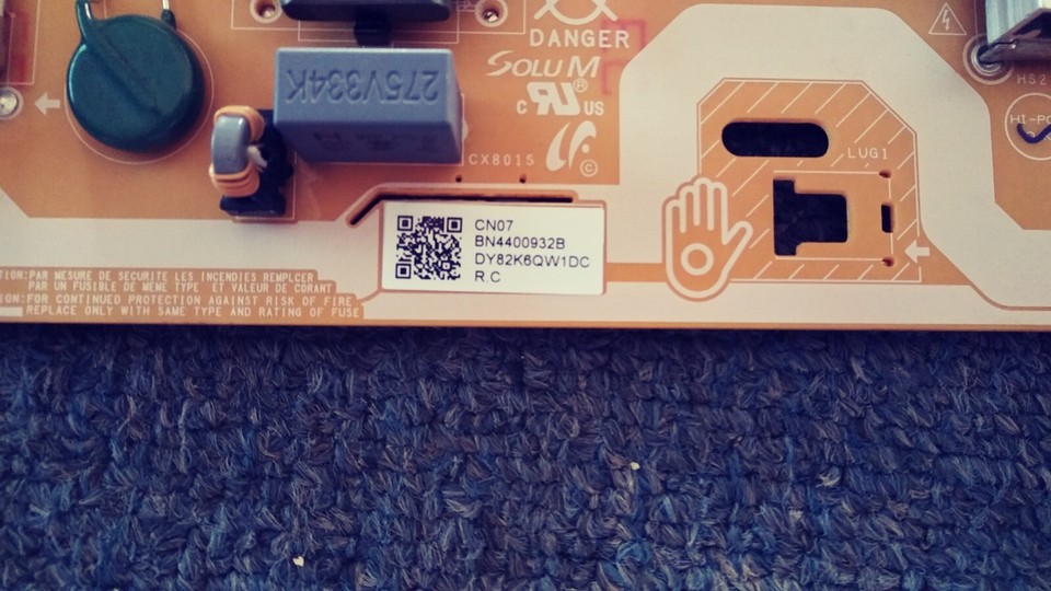 SAMSUNG -UN55NU6900B -POWER BOARD-PART NUMBER- BN44-00953A | eBay