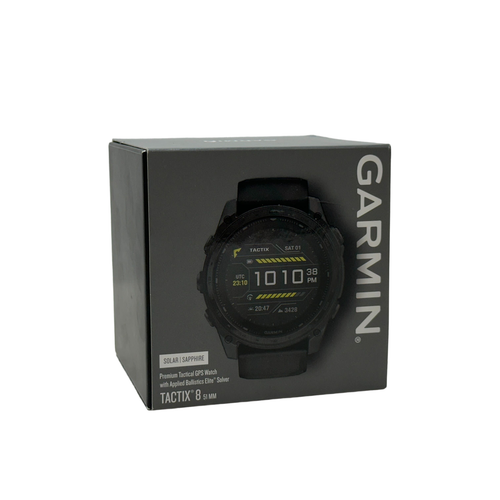 Garmin Smartwatch Tactix 8 51mm Solar Sapphire Lens Elite Tactical GPS ...