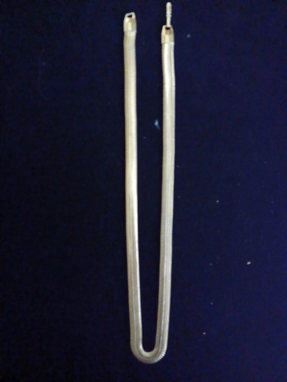 Serpentine snake chain necklace - Gem