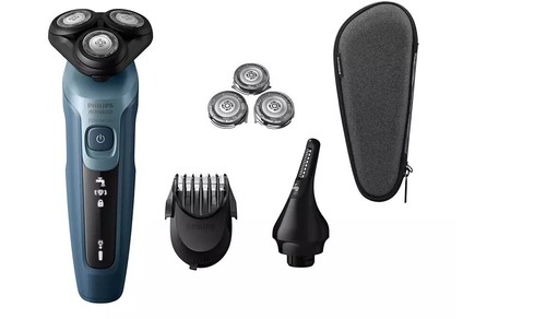 Philips Norelco Series 6000 Mens Wet & Dry Electric Shaver - Blue ...