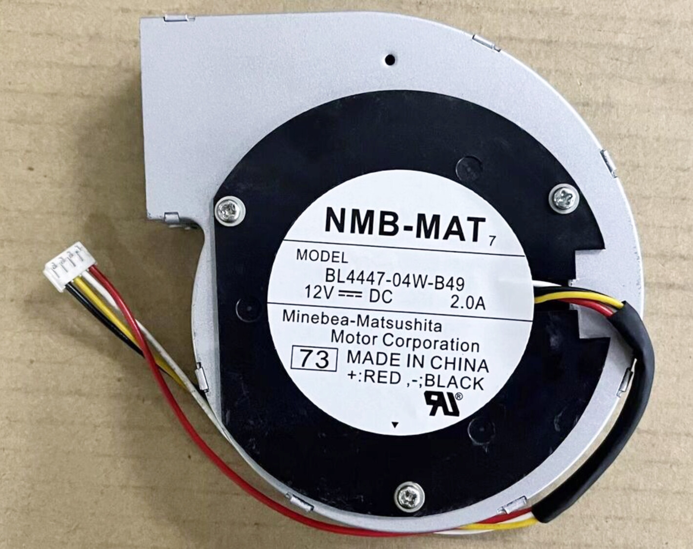 NMB BL4447-04W-B49 11028 12V 2A 11CM Turbo Centrifugal Fan for sale ...