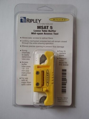 NEW RIPLEY MILLER MSAT 5 OPTICAL CABLE MID-SPAN FIBER ACCESS TOOL w/o ...