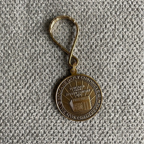 1981 Keychain Spokane Daily Chronicle Spokesman Review Free Press ...