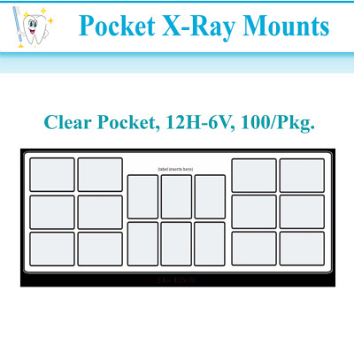 Dental Full Mouth Mount (FMX) X-Ray Film Mounts CP12H6V, 100/box | eBay