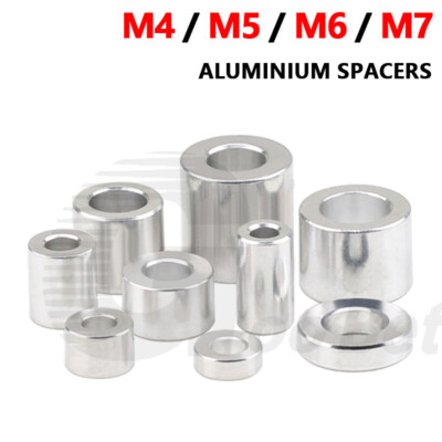 Aluminium Standoff Spacers M4 M5 M6 Stand Off Collar Spacer Bush Bonnet ...