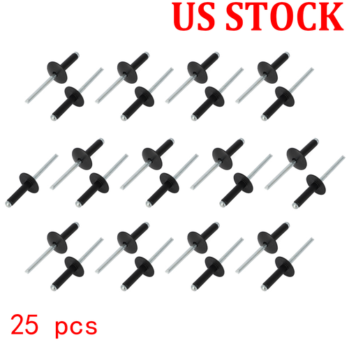 For Ski Doo SKI-DOO Replacement 293150108 Pop Rivet Black Billet Nail 3 ...