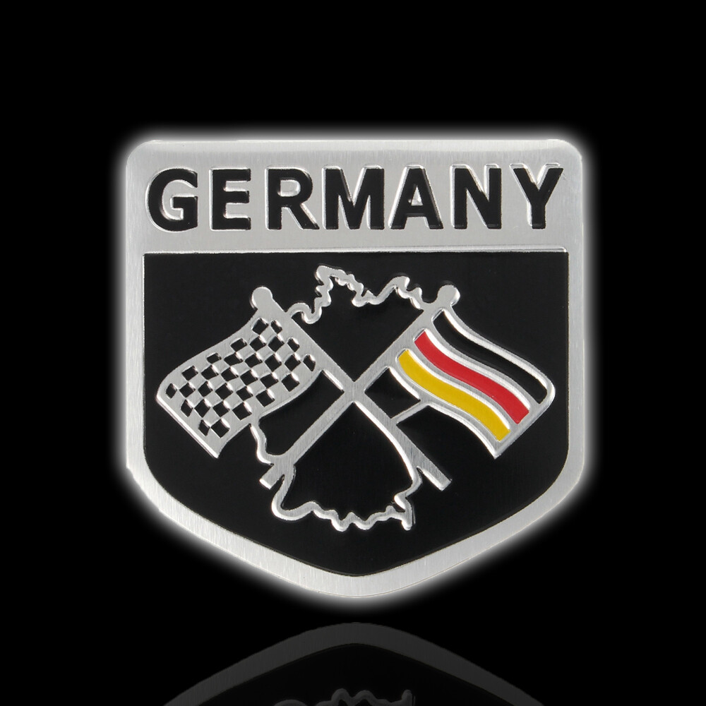 1x 3D German Germany Flag Emblem Badge Racing Metal Decor Sticker ...