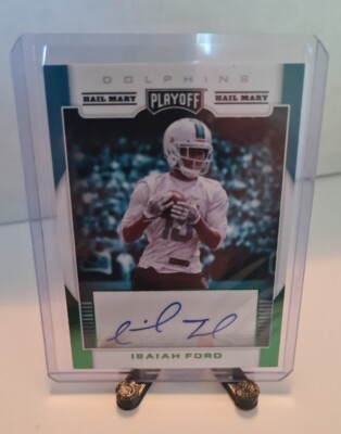 2017 Playoff Rookie Signatures Hail Mary #9 Isaiah Ford Auto | eBay