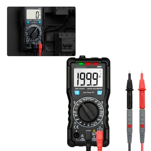 Rechargeable Digital Multimeter with Long Battery Life and Auto Shut ...