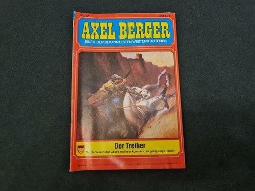 Axel Berger Western Autor 72 Der Treiber Roman Wildwest | eBay.de
