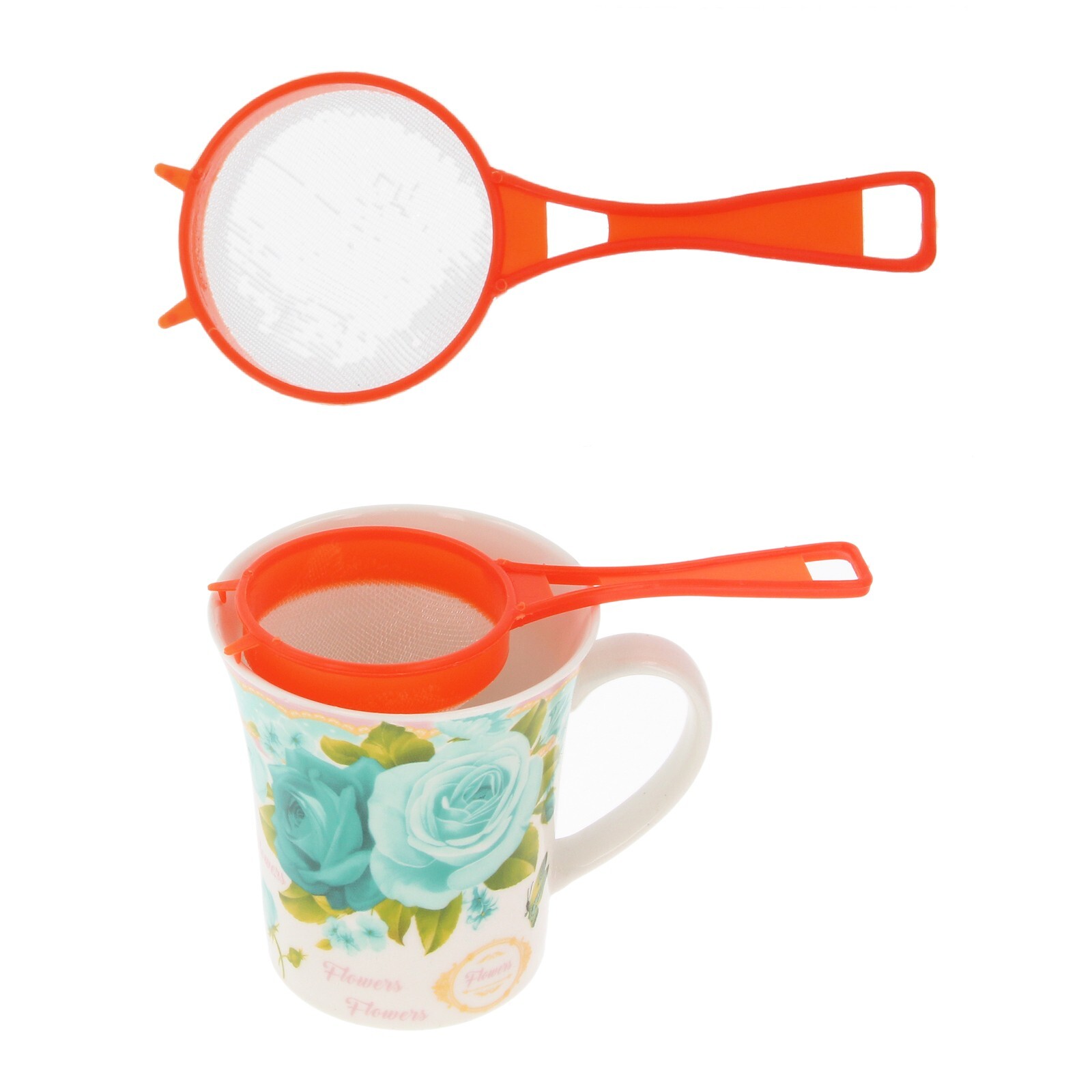 Plastic Sieve Strainer Colander For Flour Tea Baking Drainer Kitchen ...