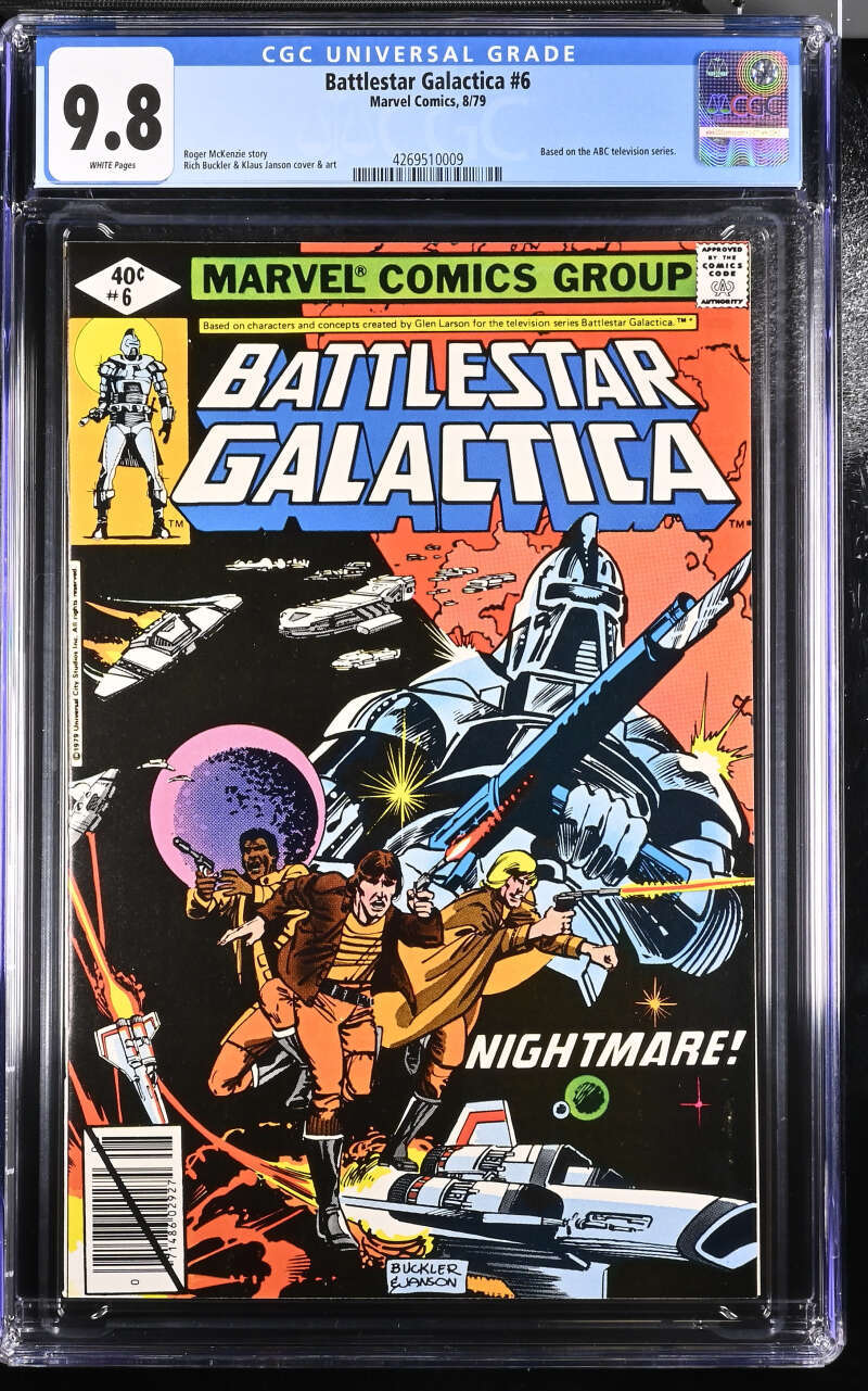 BATTLESTAR GALACTICA #6 CGC 9.8 WHITE PAGES // MARVEL COMICS 1979 | eBay