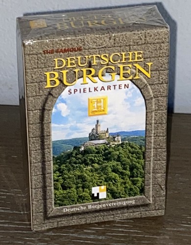 The Famous German Castles Playing Cards Deutsche Burgen Spielkarten ...