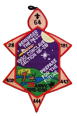 Section NE-2B 1990 Conclave Pocket Patch OA BSA | eBay