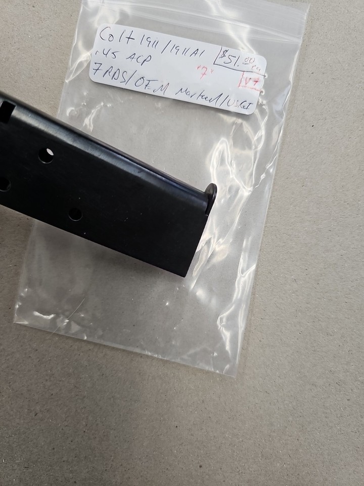 Colt 1911 1911A1 .45 ACP 7 rd Magazine Factory Original OEM USGI 45 ...
