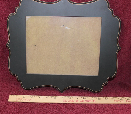 Hobby Lobby Black With Gold Trim Frame 9 1/2 x 7 5/8 (opening ...