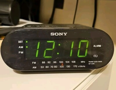 Sony Dream Machine FM/AM Alarm Clock Radio ICF-C218 w/Battery Backup ...