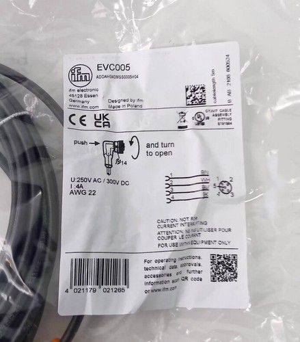 EVC005 1PC New IFM EVC005 Connector Fast Shipping | eBay